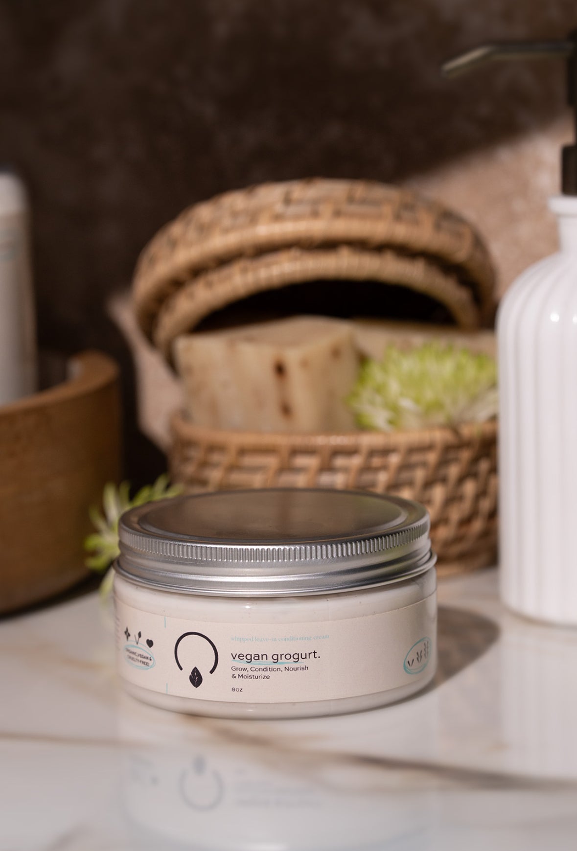Vegan GroGurt Leave-In Conditioner - Protein Free | OrganiGrow ...