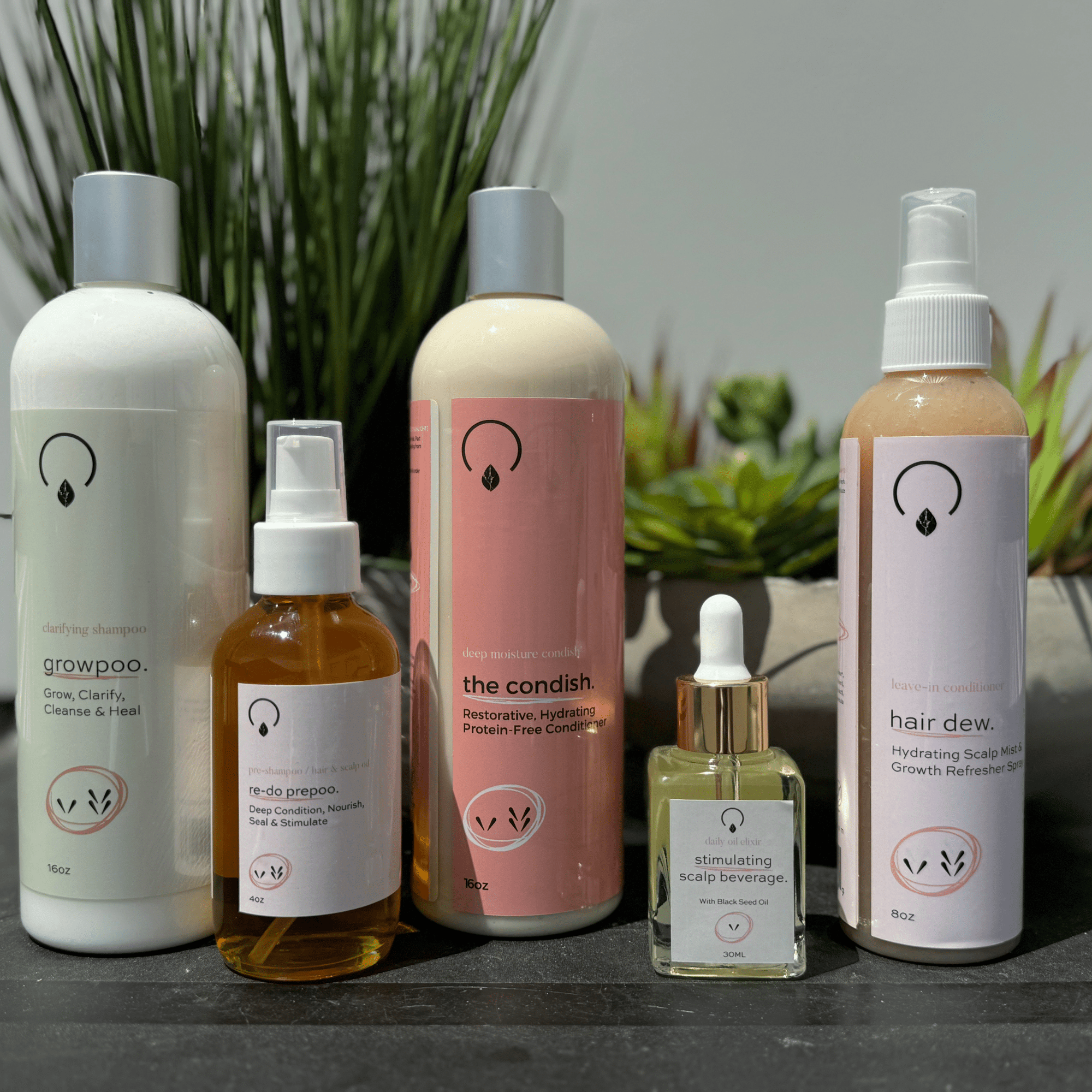 Low Porosity Hair Growth Bundle - Complete 5-Product Platinum System ...