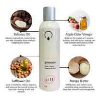 GrowPoo Clarifying Shampoo | Deep Cleanse for All Hair Types ...